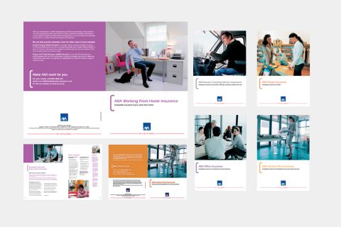 AXA Insurance Brochures